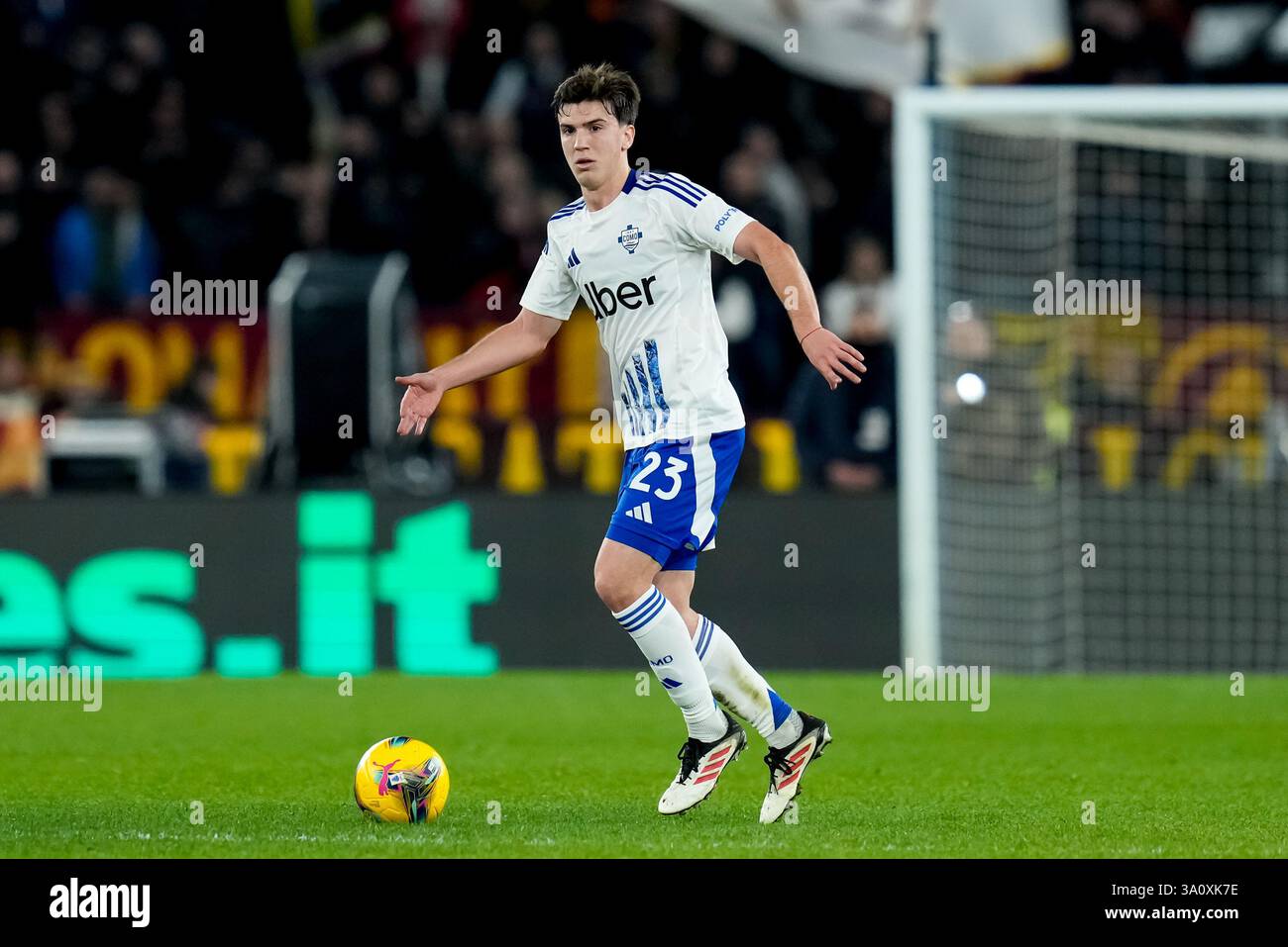 Rome, Italy. 02nd Mar, 2025. Maximo Perrone of Como 1907 during the ...