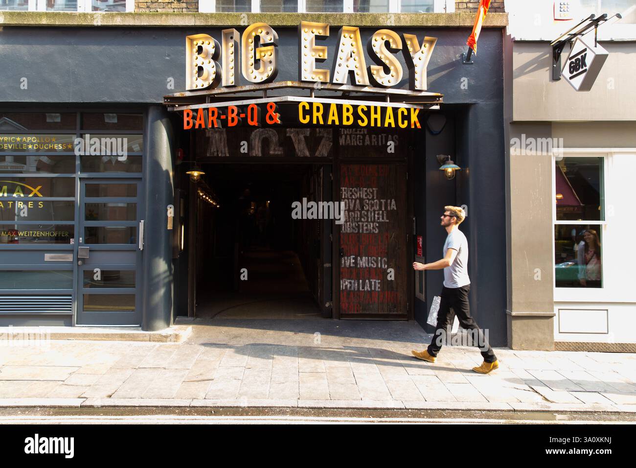 Big Easy Bar-B-Q & Crabshack, a restaurant, is located on a street in ...