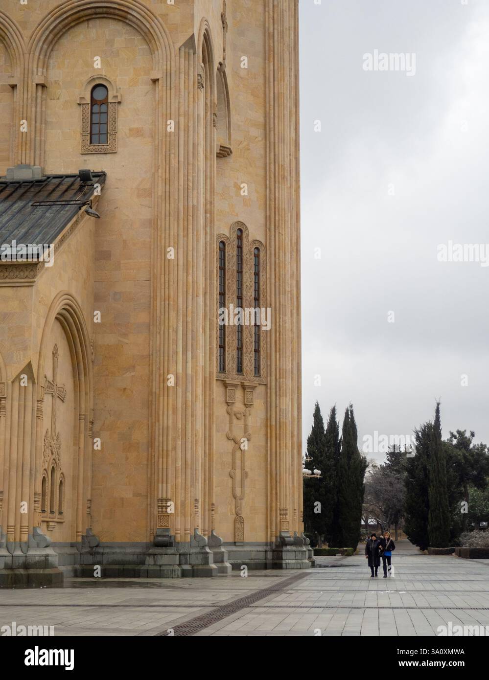 Tbilisi , Georgia. 02.09.2025 Holy Trinity Cathedral in Tbilisi. Parts ...