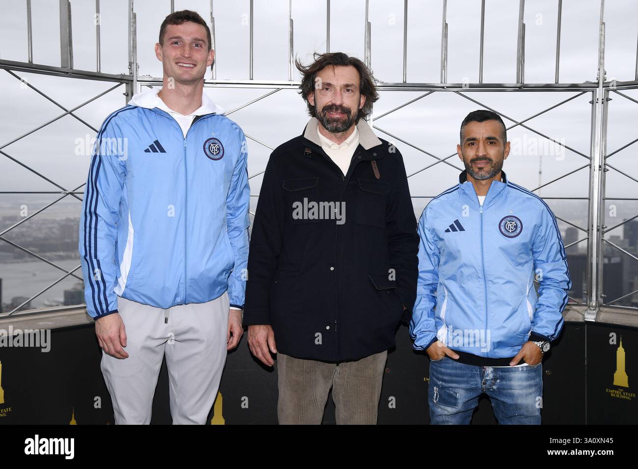 New York, USA. 05th Mar, 2025. (L-R) Matt Freese, Andrea Pirlo and Maxi ...