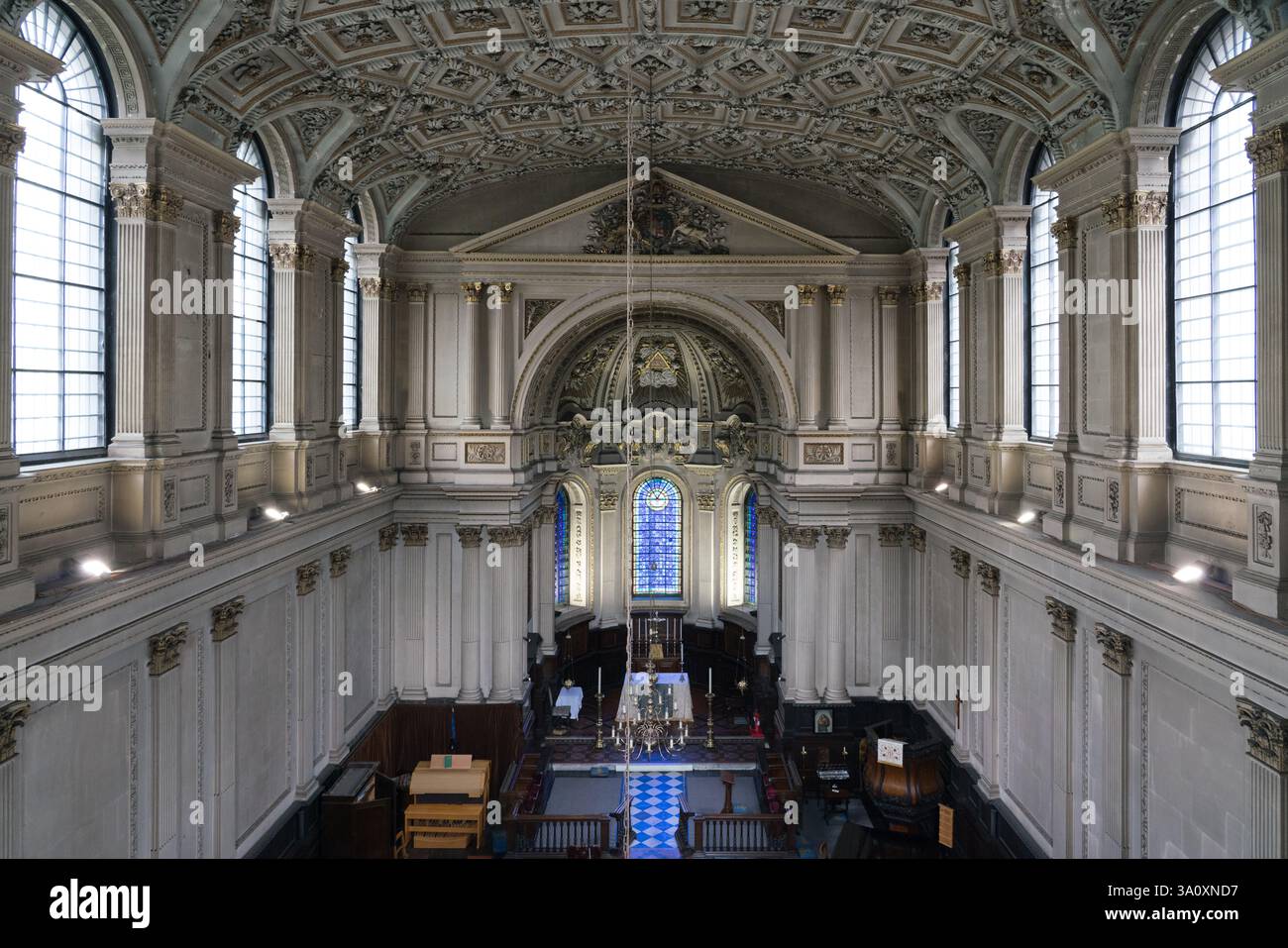 St Mary Le Strand Church Stock Photo - Alamy