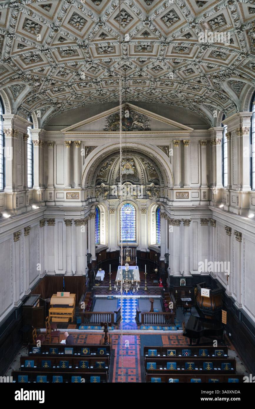 St Mary Le Strand Church Stock Photo - Alamy