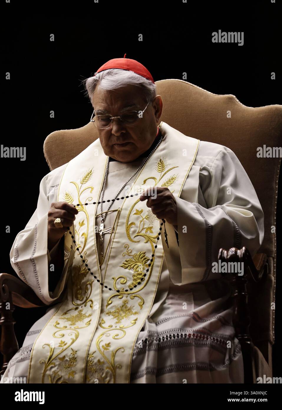 March 5, 2025 - Vatican City. Cardinal MARCELLO SEMERARO Prefect of ...