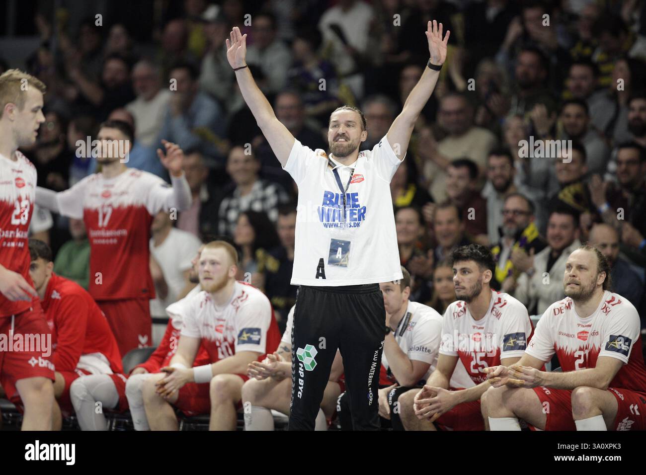 Simon DAHL of Aalborg Handbold during the EHF Champions League, Group ...