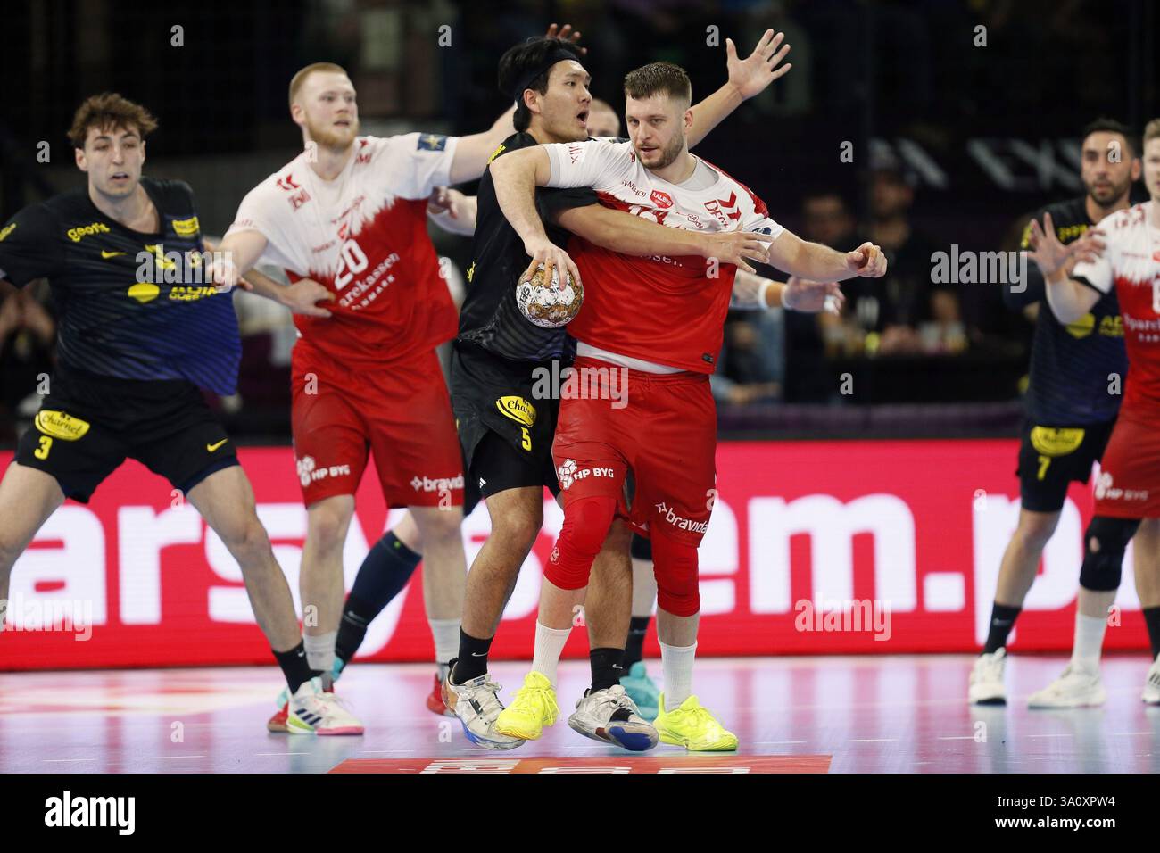 Aleks VLAH of Aalborg Handbold during the EHF Champions League, Group ...