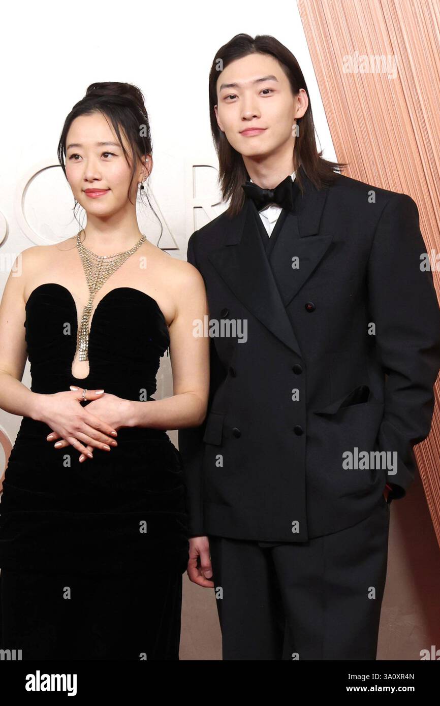 Ca. 02nd Mar, 2025. Gia Kim, Sang Heon Lee at arrivals for The 97th ...