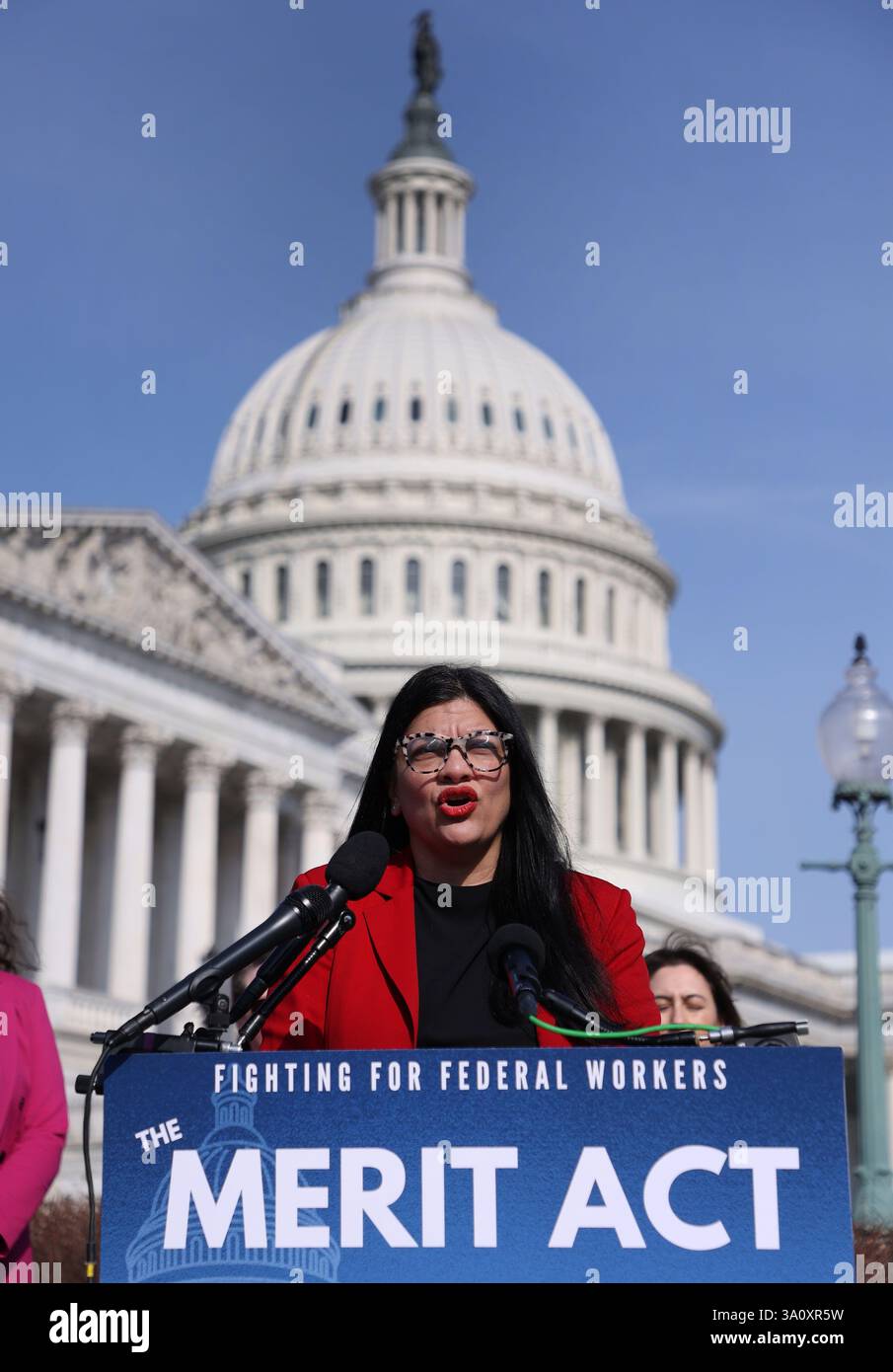 March 4, 2025, Washington Dc, Virginia, USA: Congresswoman Rashida ...