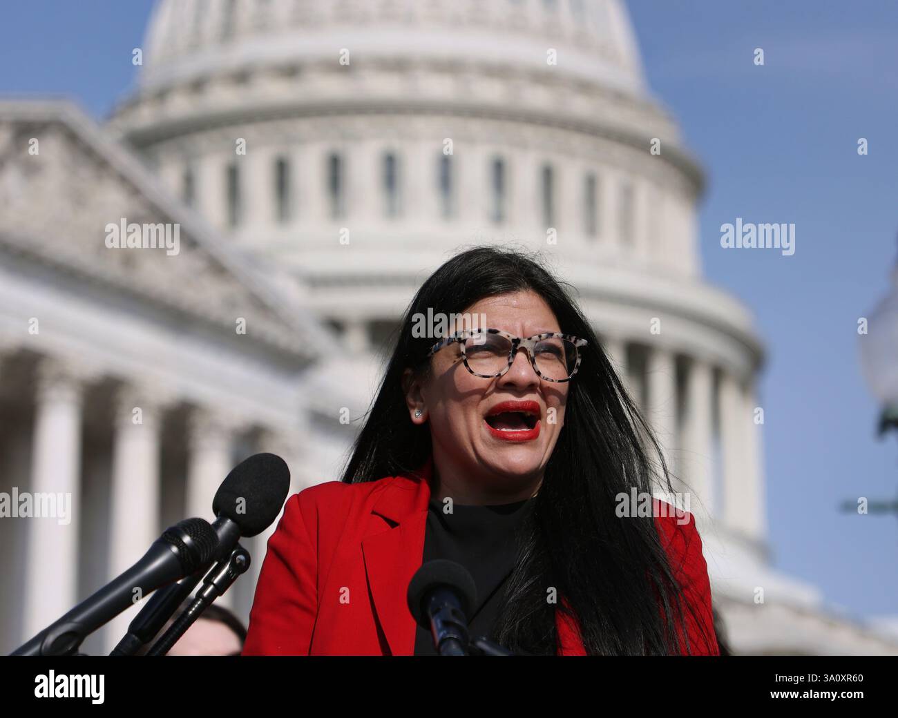 March 4, 2025, Washington Dc, Virginia, USA: Congresswoman Rashida ...