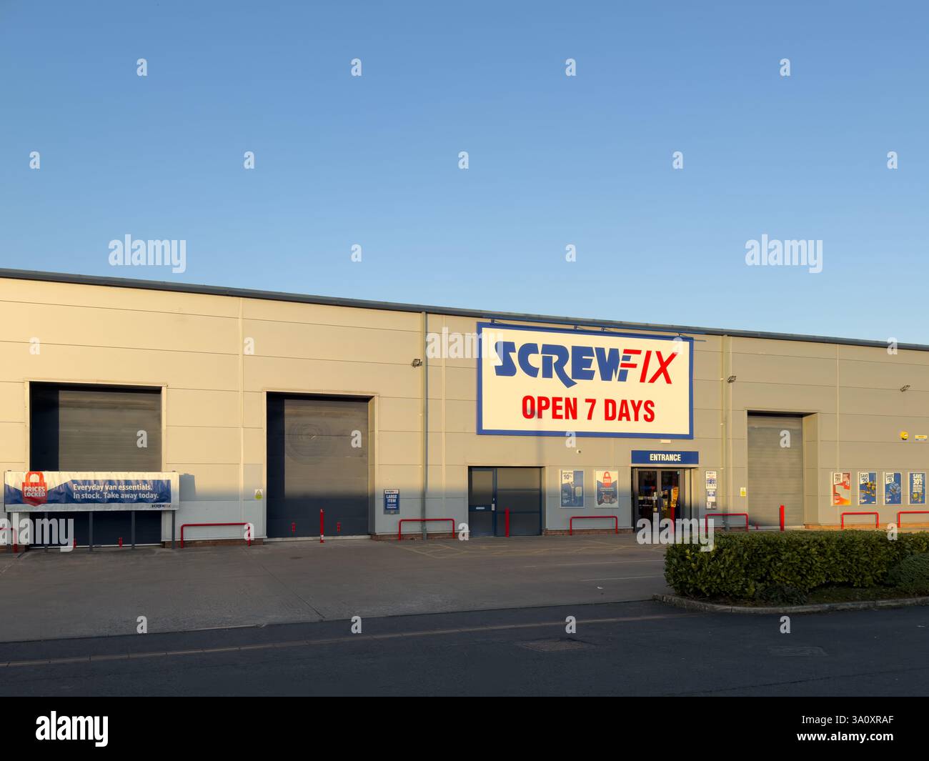 Screwfix Store Front sign in Ormskirk. Lancashire UK Stock Photo - Alamy