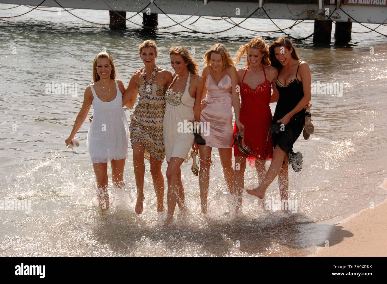 PETRA NEMCOVA & GIRLS."Fashion TV Supermodels 2008" calendar launch at ...