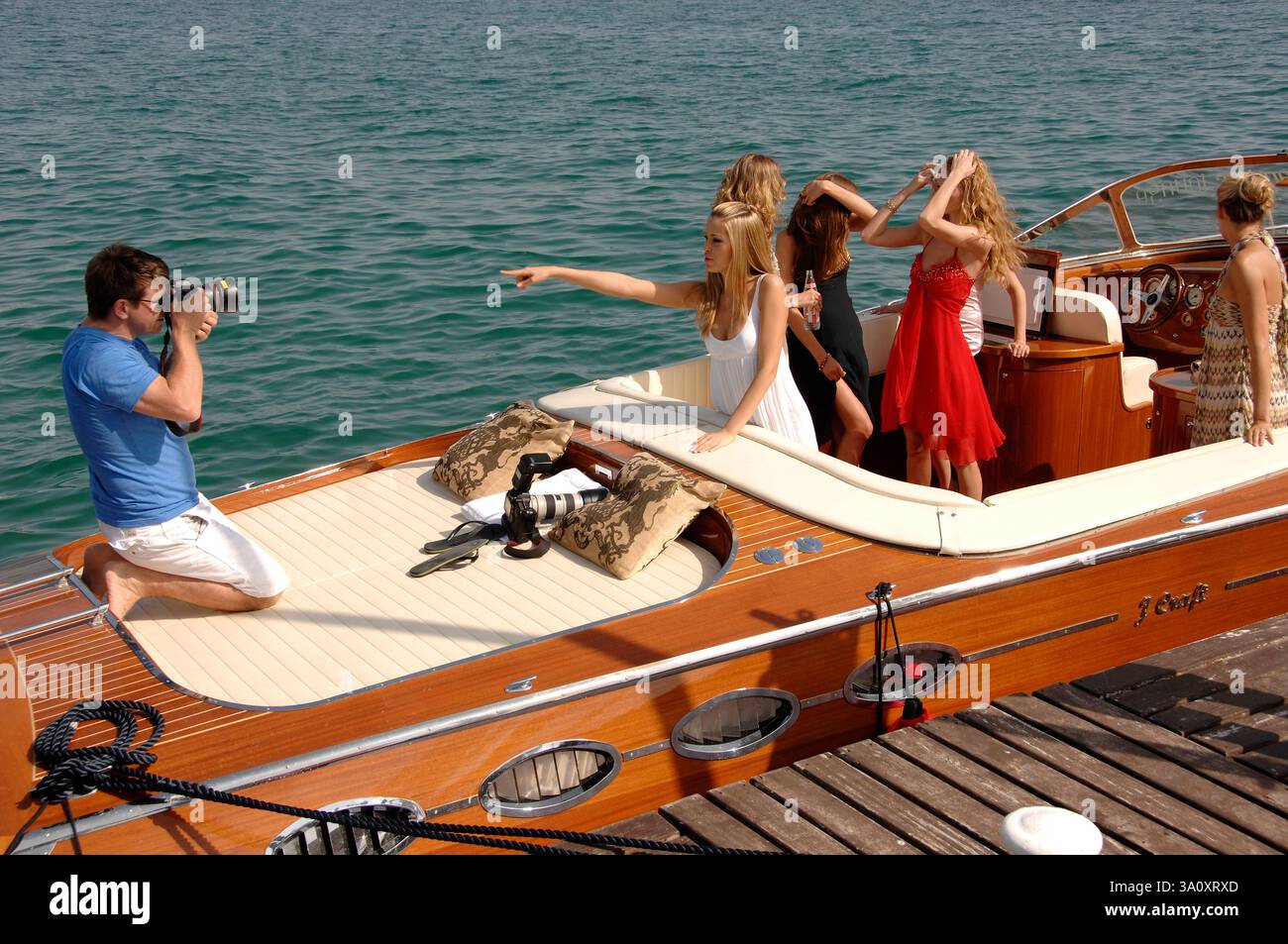 PETRA NEMCOVA & GIRLS."Fashion TV Supermodels 2008" calendar launch at ...