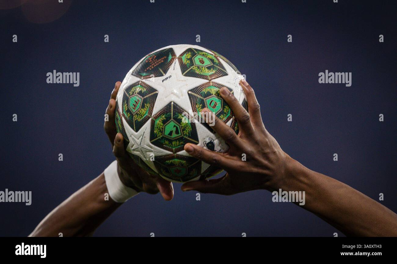 Munich, Germany. 05th Mar 2025. Adidas UCL Pro Ball 5 FC Bayern München ...