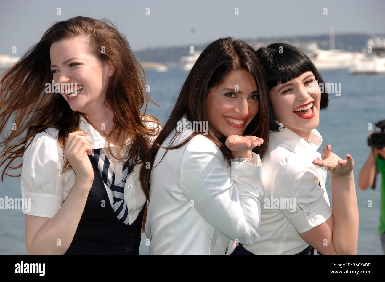 GEMMA ARTERTON, CATERINA MURINO, TALULAH RILEY."St Trinian's" photocall ...