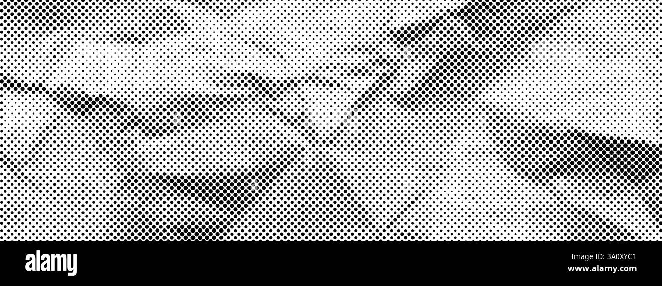 Crumpled paper halftone texture. Dotted rough wrinkled background. Old ...