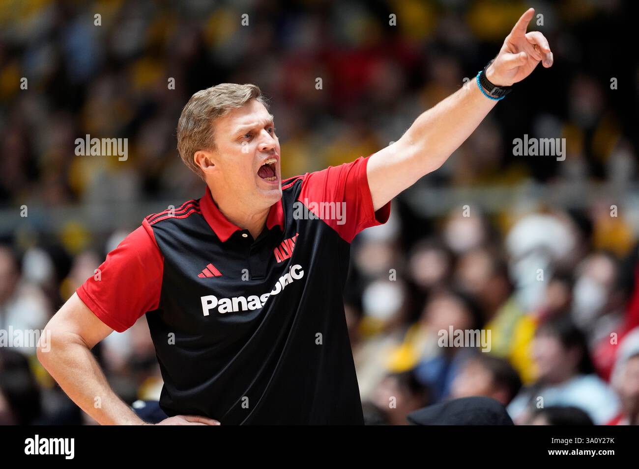 Yoyogi 1st Gymnasium, Tokyo, Japan. 5th Mar, 2025. Dainius Adomaitis ...