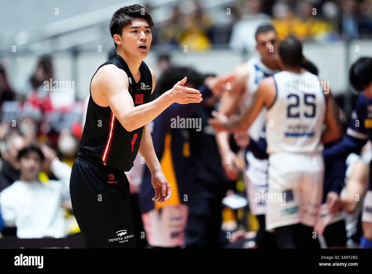 Shuto Ando (Alvark), MARCH 5, 2025 - Basketball : 2024-25 B.LEAGUE B1 game between Alvark Tokyo ...