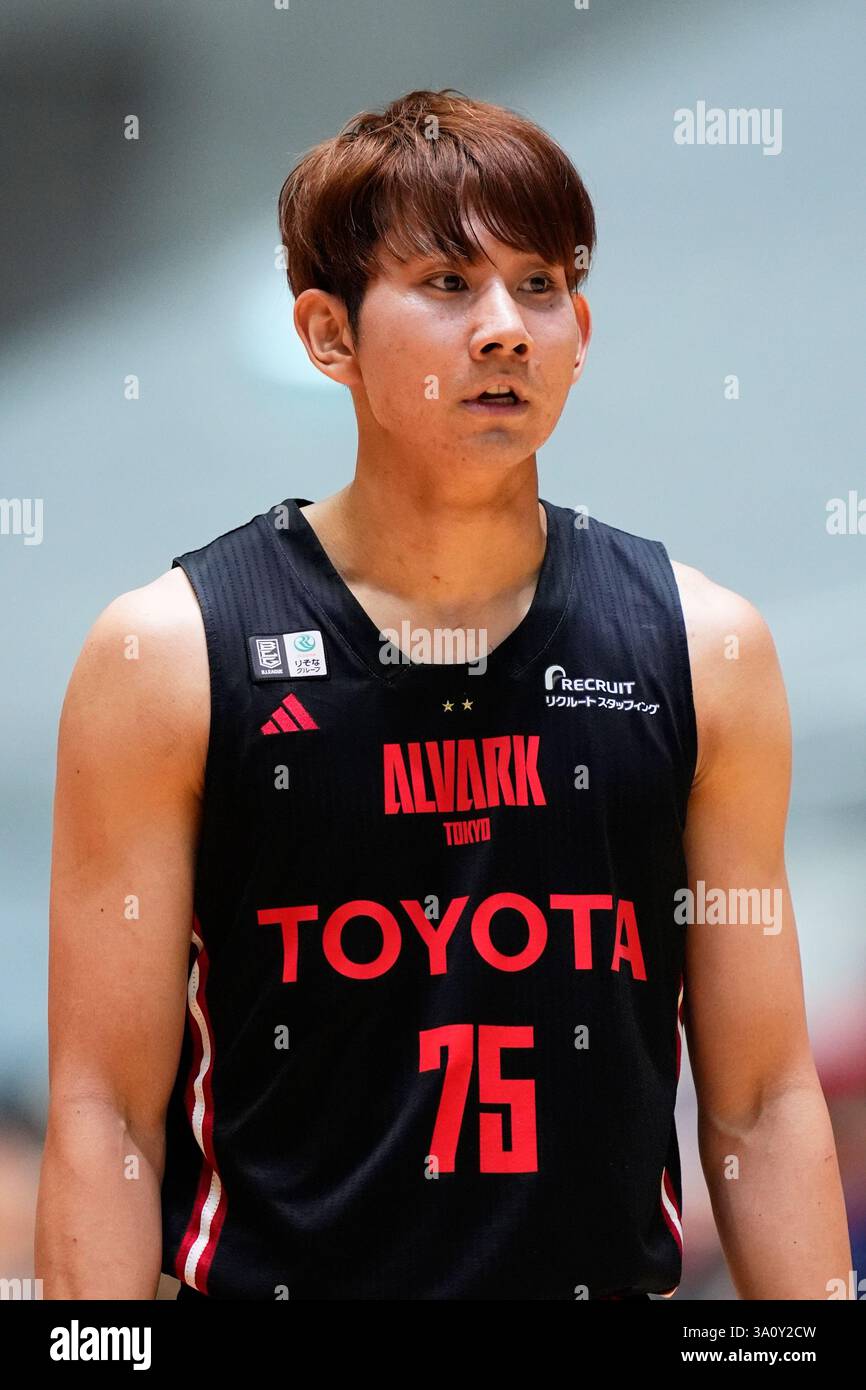 Yoyogi 1st Gymnasium, Tokyo, Japan. 5th Mar, 2025. Taiki Osakabe (Alvark), MARCH 5, 2025 ...