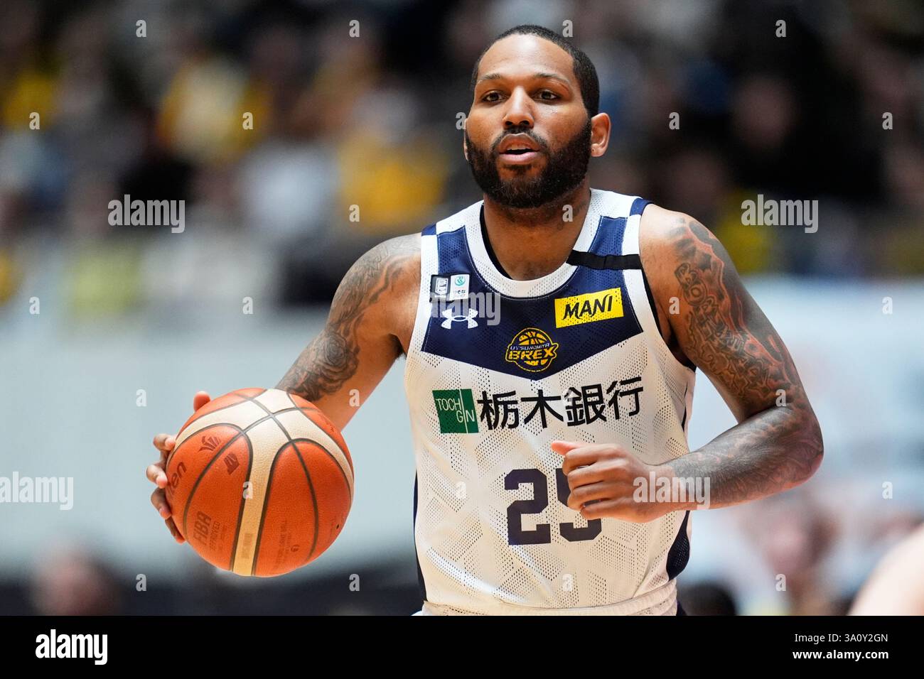 D.JD.J. NewBill (Brex), MARCH 5, 2025 - Basketball : 2024-25 B.LEAGUE B1 game between Alvark ...