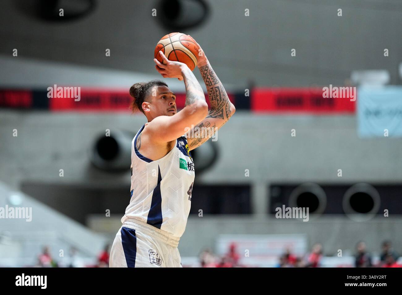 Isaac Fotu (Brex), MARCH 5, 2025 - Basketball : 2024-25 B.LEAGUE B1 ...