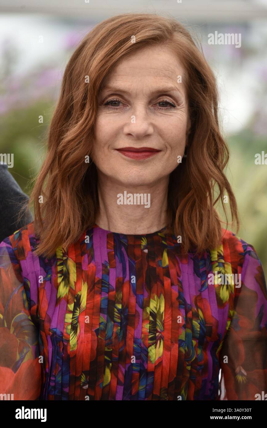 Isabelle HuppertHAPPY END photocall at the 70th Cannes Film Festival ...