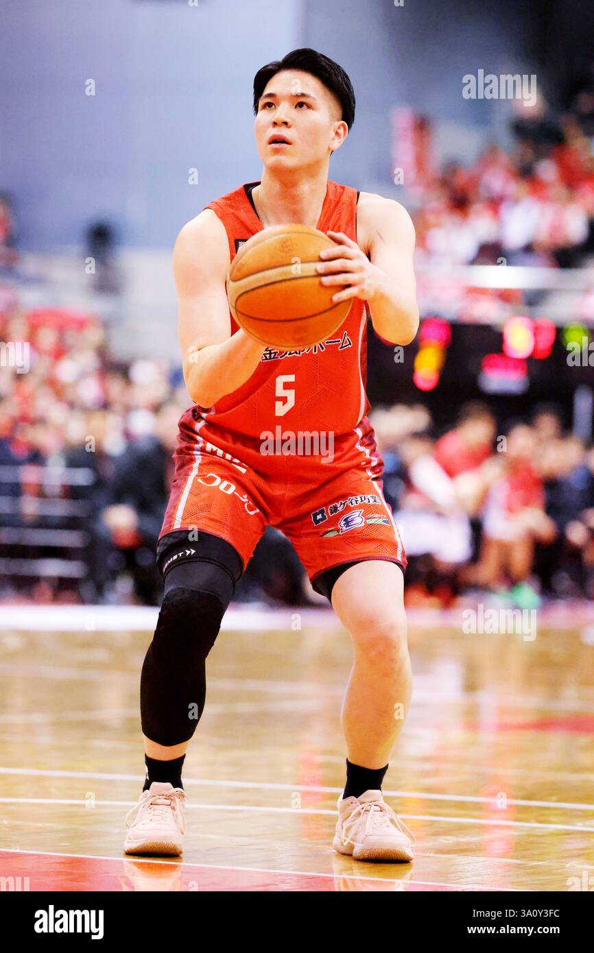 Riku Segawa (Jets), MARCH 5, 2025 - Basketball : 2024-25 B.LEAGUE B1 ...