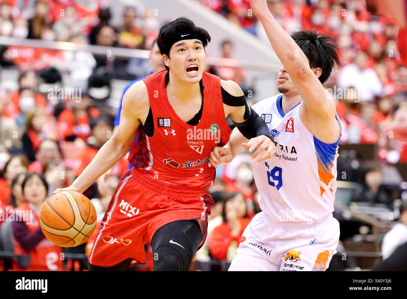 Chiba, Japan. 5th Mar, 2025. Yuta Watanabe (Jets) Basketball : 2024-25 B.LEAGUE B1 game between ...