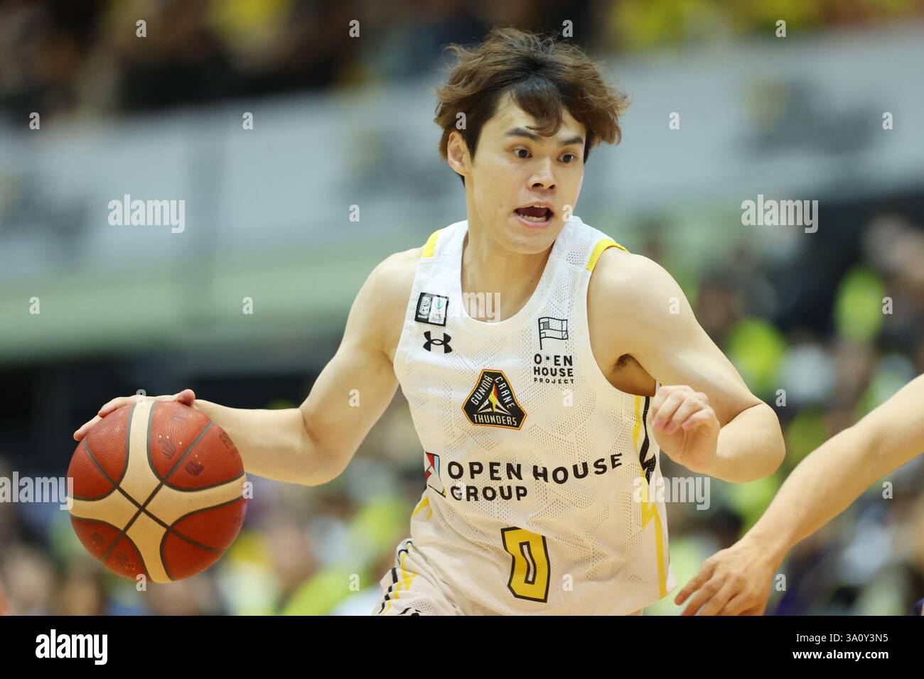 Yuma Fujii (Crane Thunders), MARCH 5, 2025 - Basketball : 2024-25 B ...
