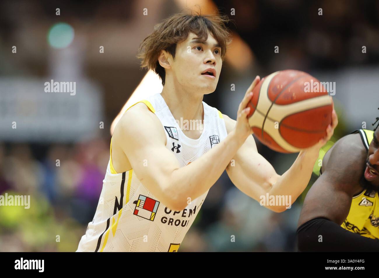 Yuma Fujii (Crane Thunders), MARCH 5, 2025 - Basketball : 2024-25 B ...