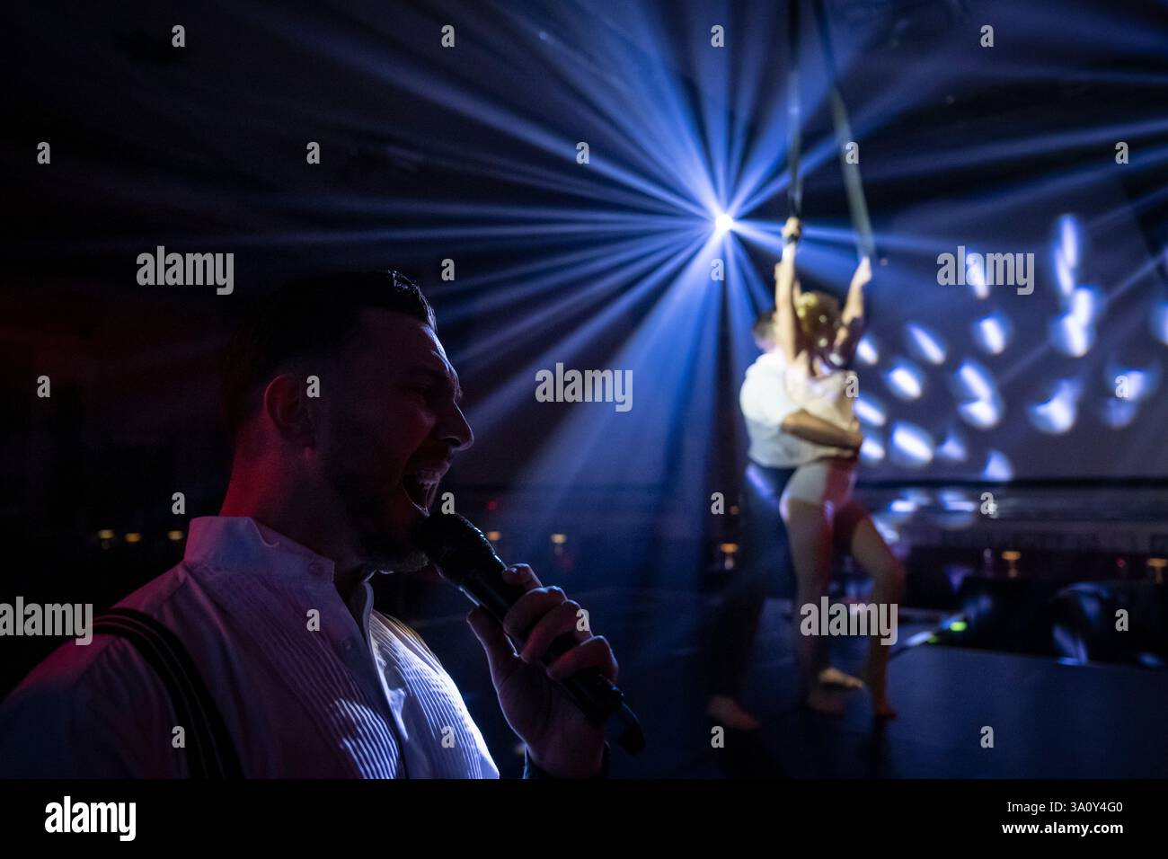 London, UK. 5 March 2025. The cast at a photocall for ‘Roxie Rocks ...