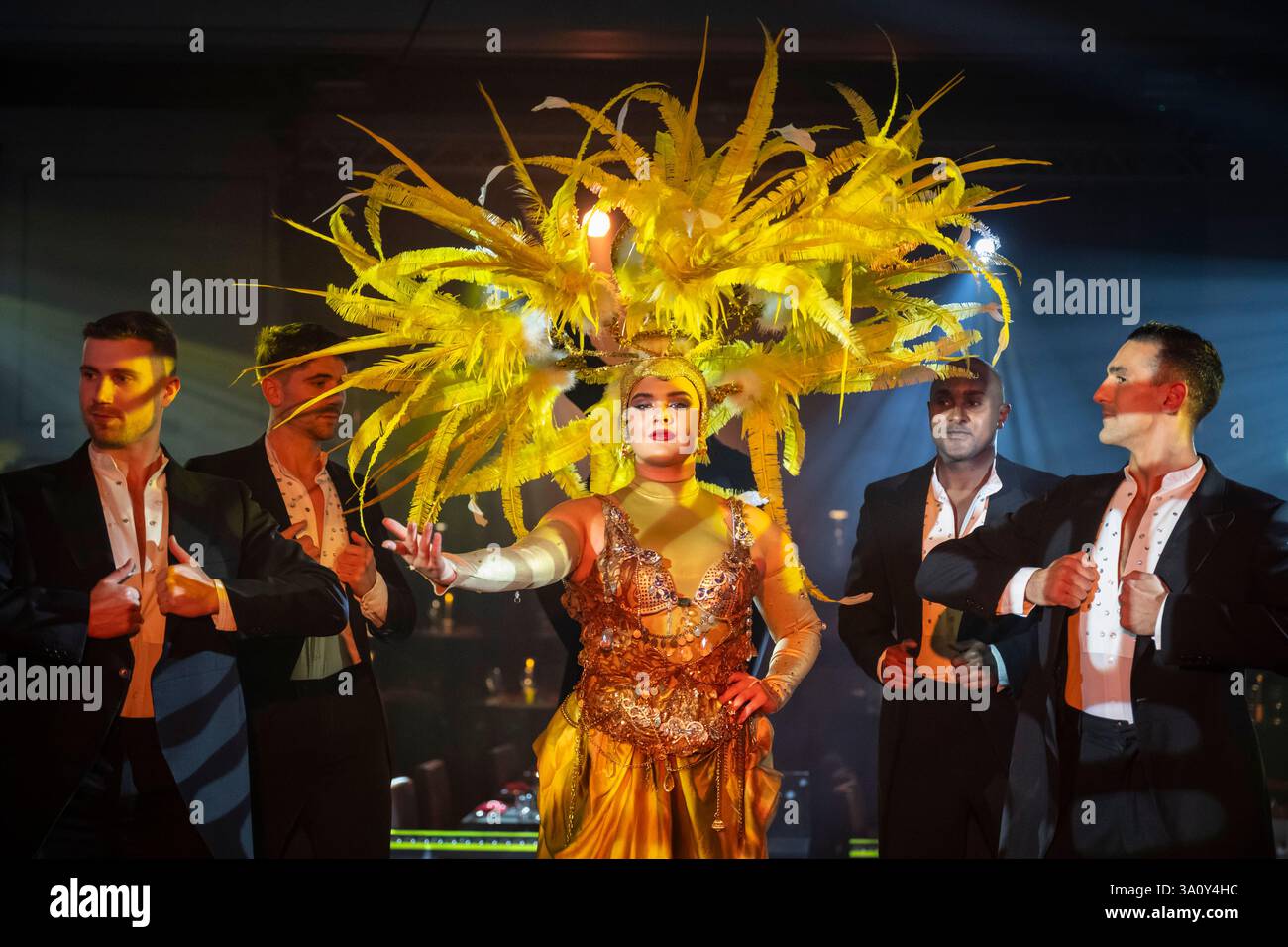 London, UK. 5 March 2025. The cast at a photocall for ‘Roxie Rocks ...