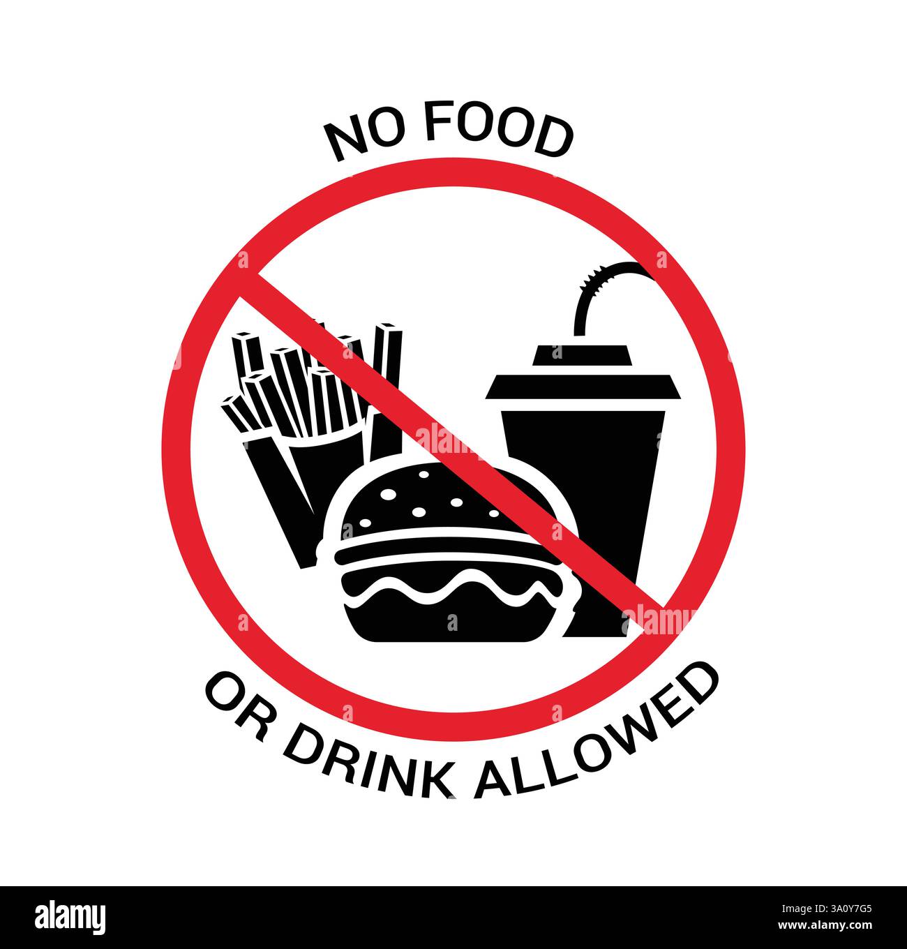 No beverage icon Cut Out Stock Images & Pictures - Alamy