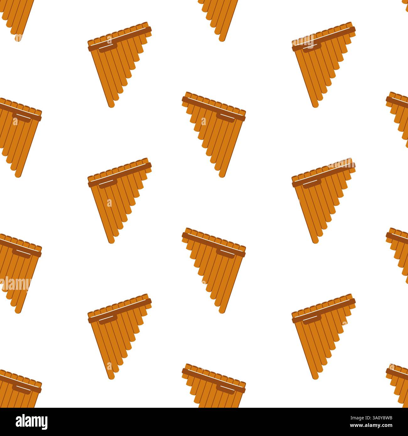 Colorful wooden instruments arranged in a playful pattern on a white ...