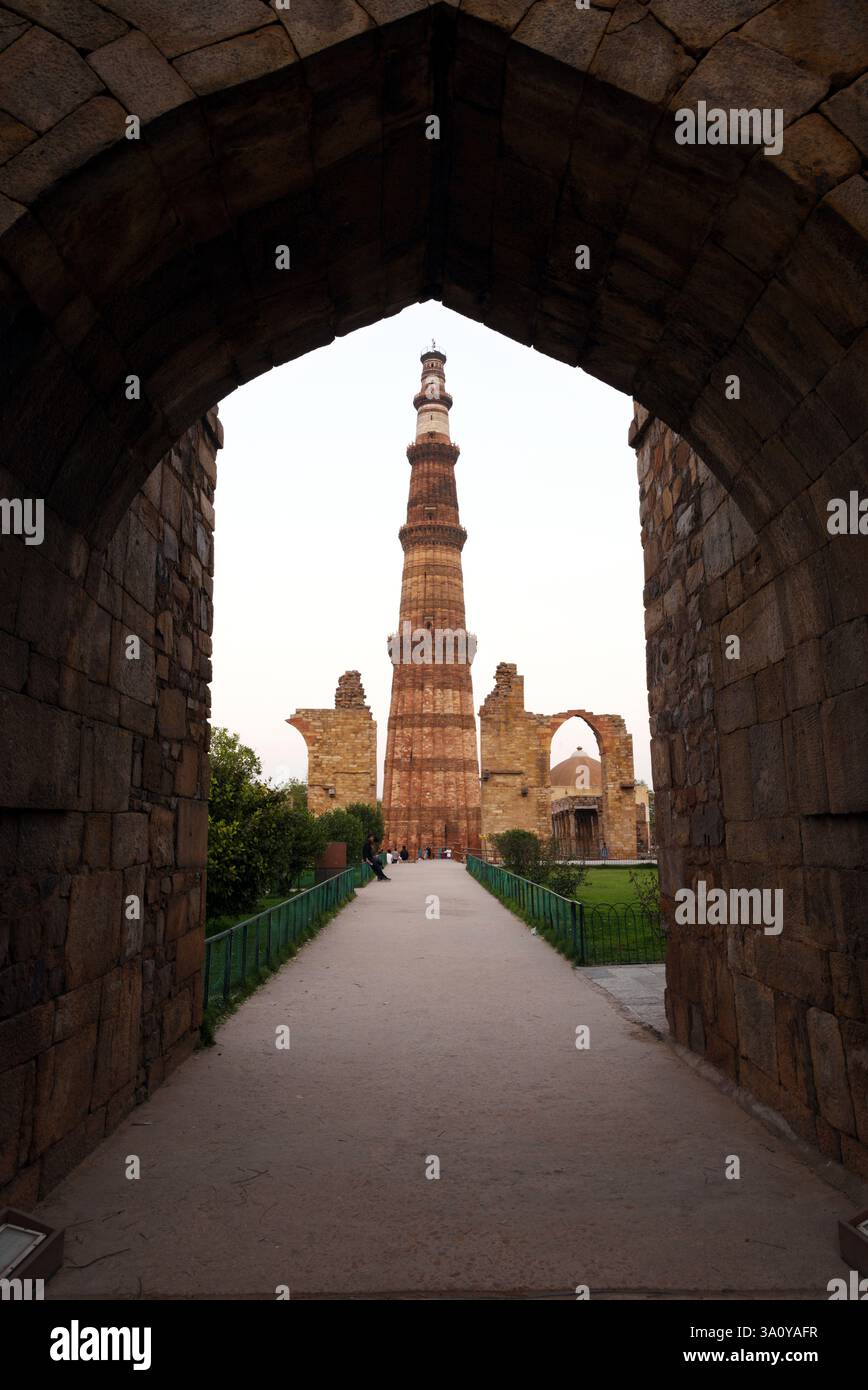 Qutub Minar is a historical minaret built mostly during the years 1199 ...