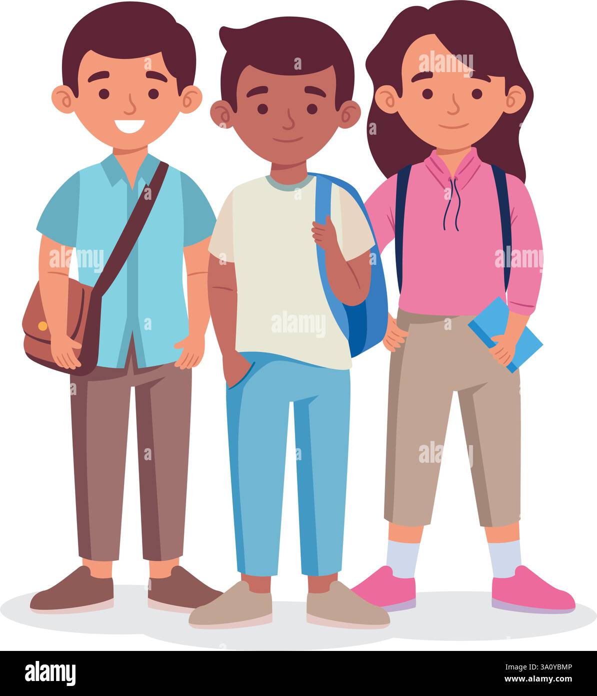 Diverse Students Ready for School Stock Vector Image & Art - Alamy