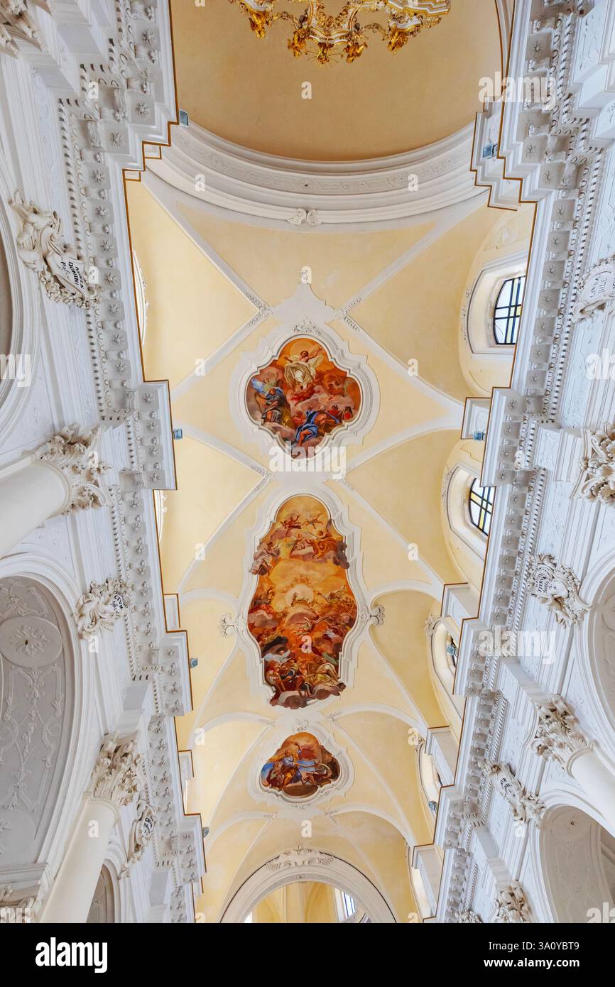 Chiesa di San Carlo al Corso interior, Noto, Noto Valley, Sicily, Italy ...