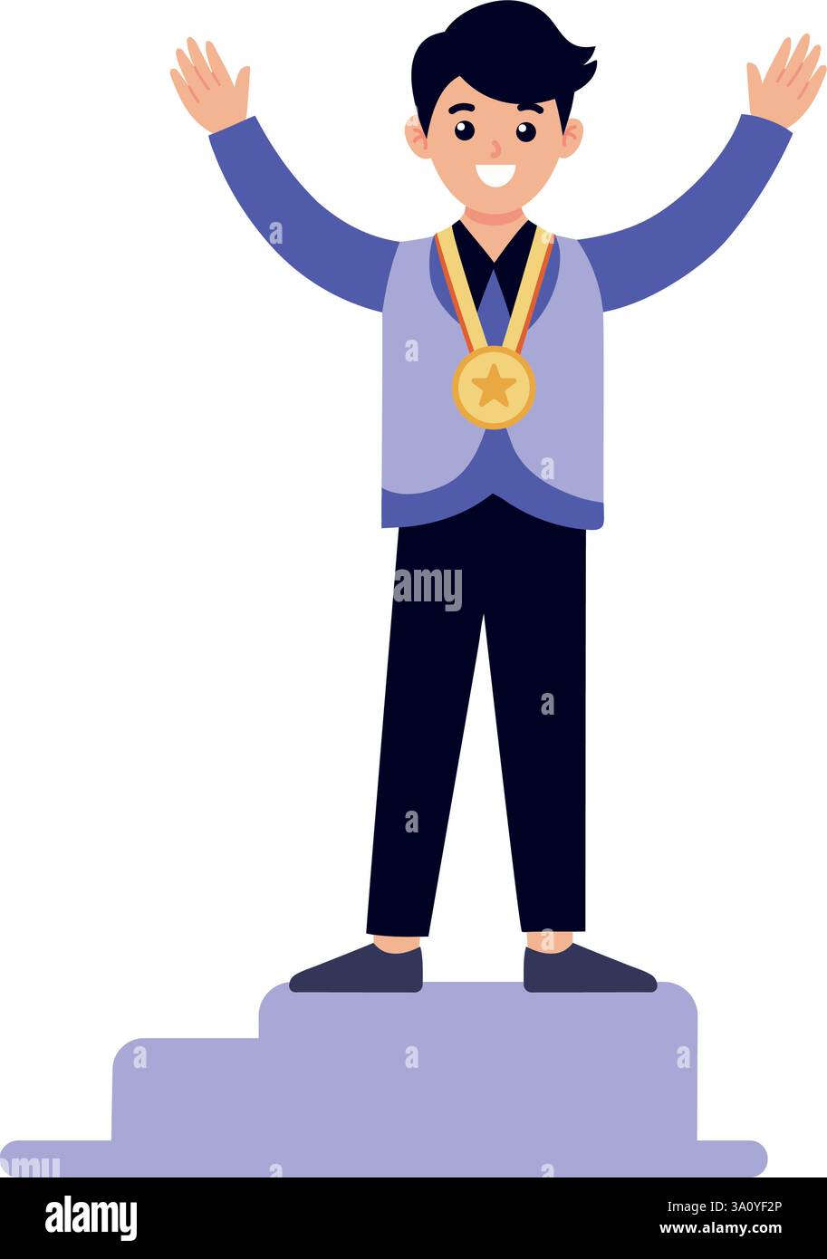 Student leader medal Stock Vector Images - Alamy
