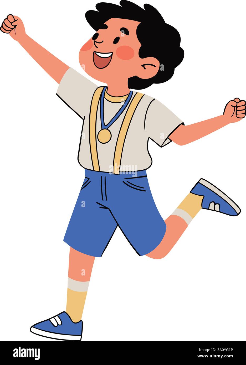 Athletic student Stock Vector Images - Alamy