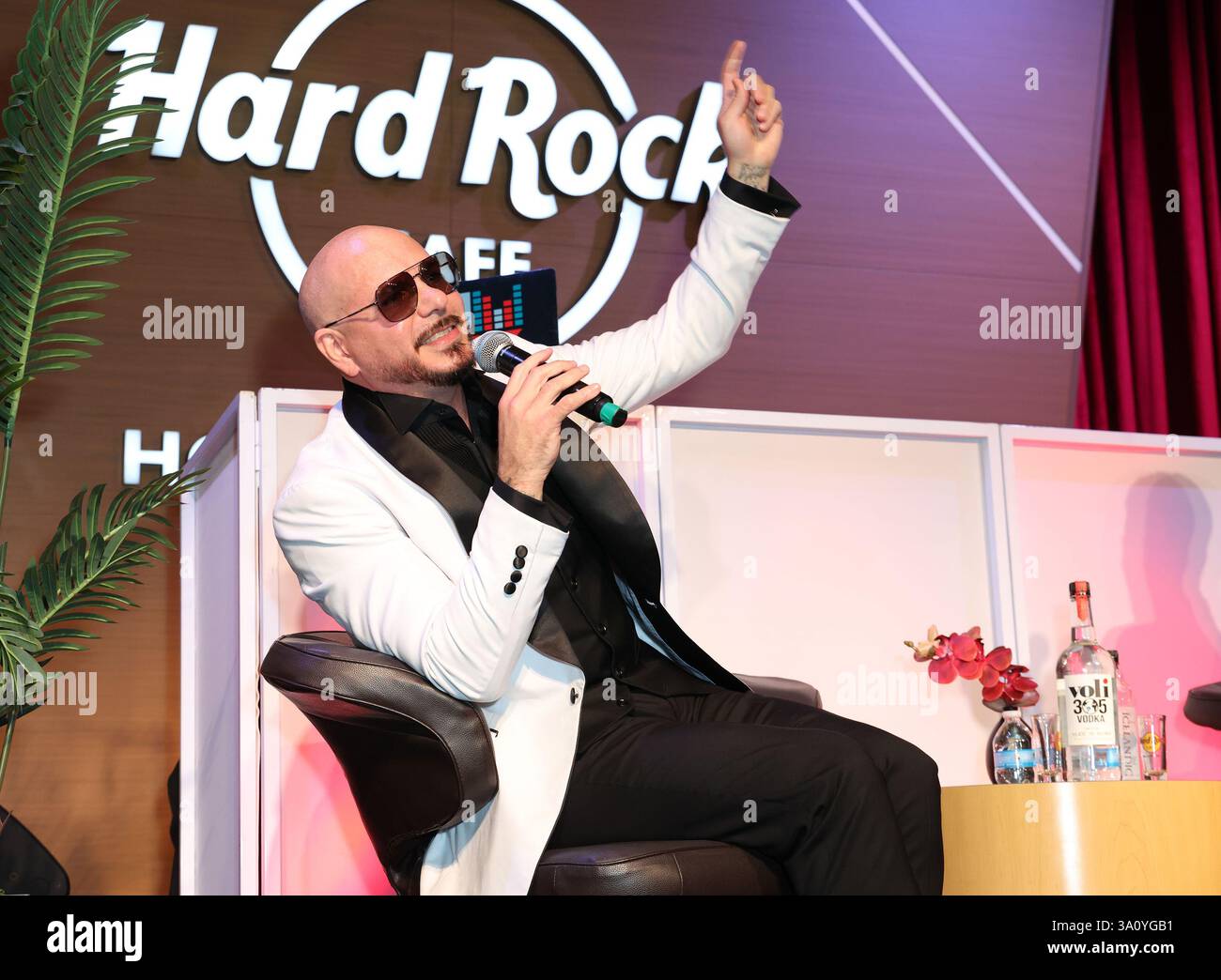 HOLLYWOOD, FLORIDA - MARCH 05: Armando Christian Perez aka as Pitbull ...