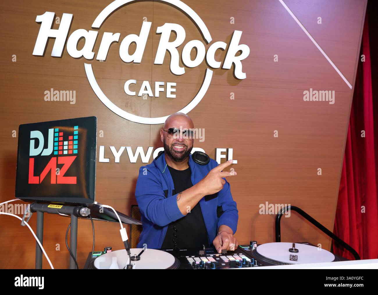 HOLLYWOOD, FLORIDA - MARCH 05: DJ LAZ attends Voli 305 Vodka Launch at ...