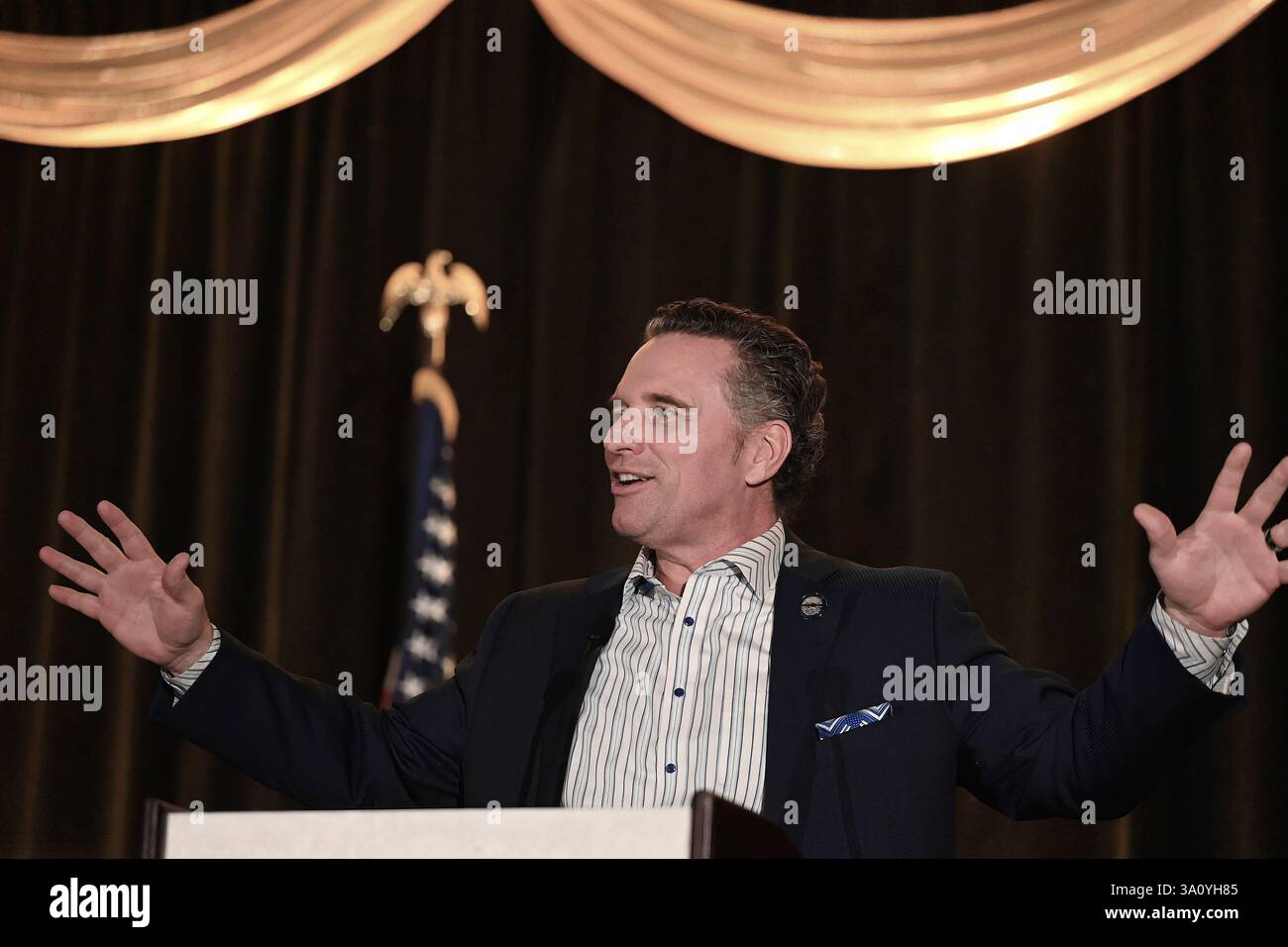 OVERLAND PARK, KANSAS, USA - FEBRUARY 27, 2025 Kansas Senate President ...