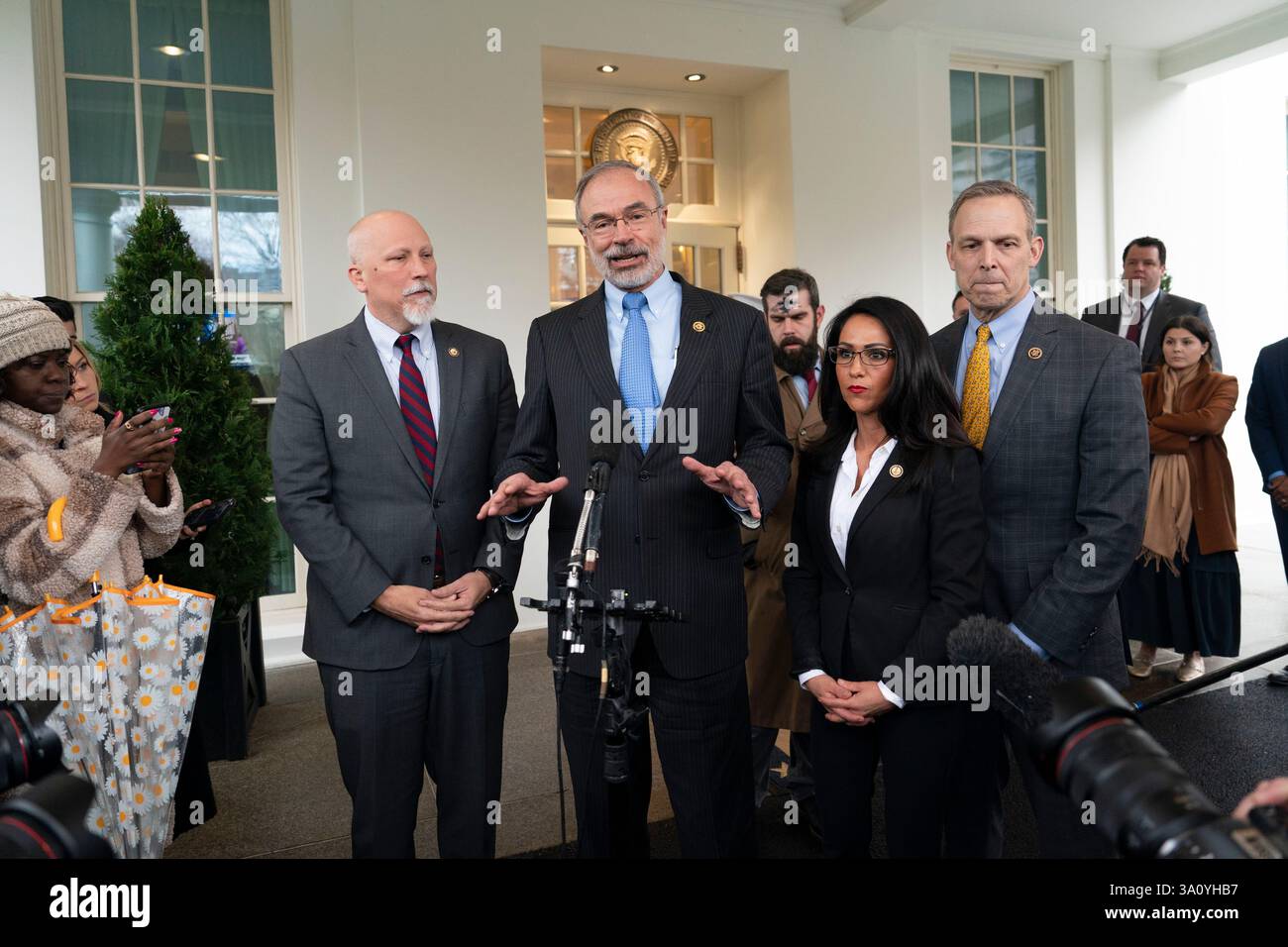 United States Representative Andy Harris (Republican of Maryland), left ...