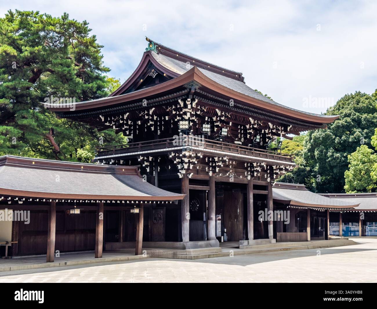 Meiji shrine in Yoyogi park in Shibuya, Tokyo, Japan Stock Photo - Alamy
