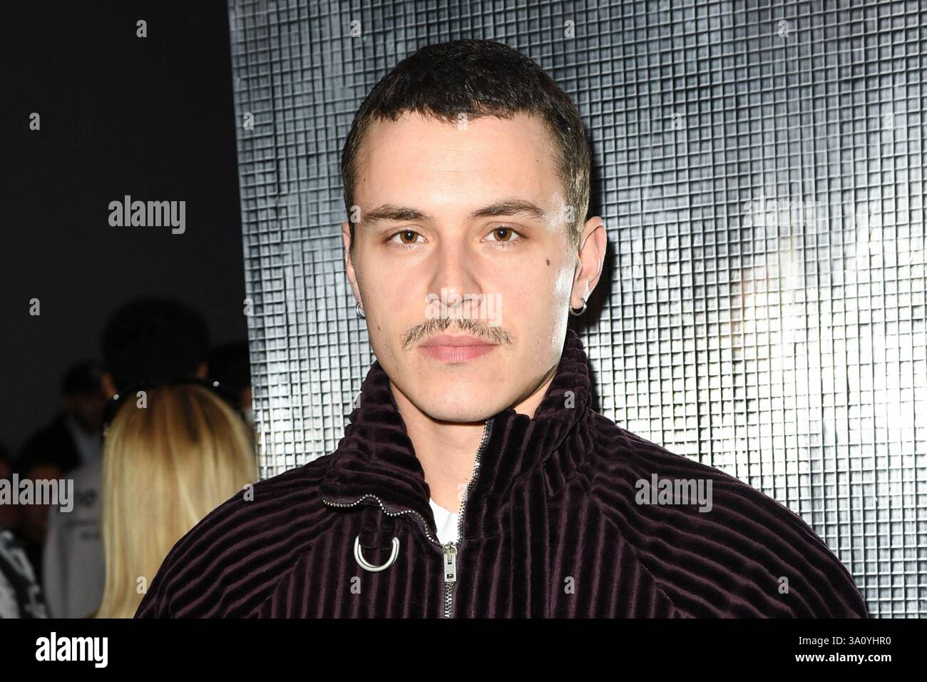 Aron Piper attending the Acne Studios Womenswear Fall/Winter 2025-2026 ...