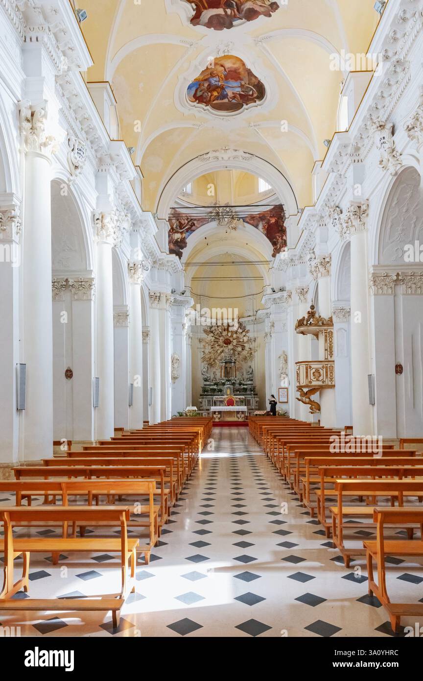 Chiesa di San Carlo al Corso interior, Noto, Noto Valley, Sicily, Italy ...