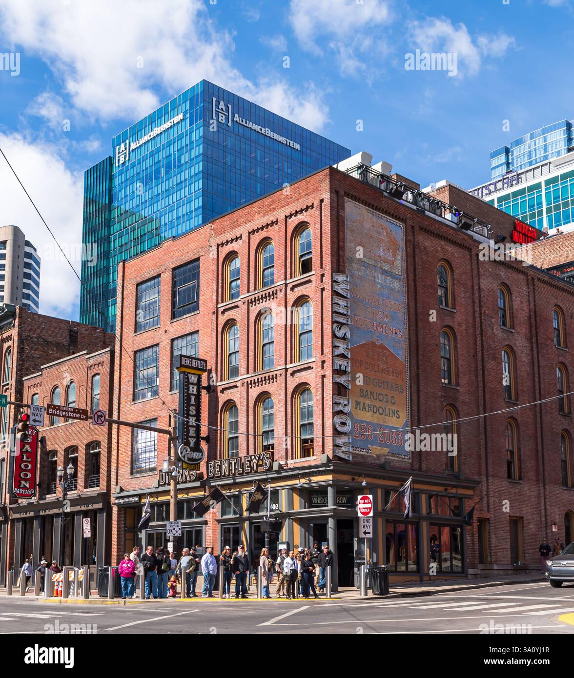 Dierks Bentley's Whiskey Row bar on Broadway in downtown Nashville ...