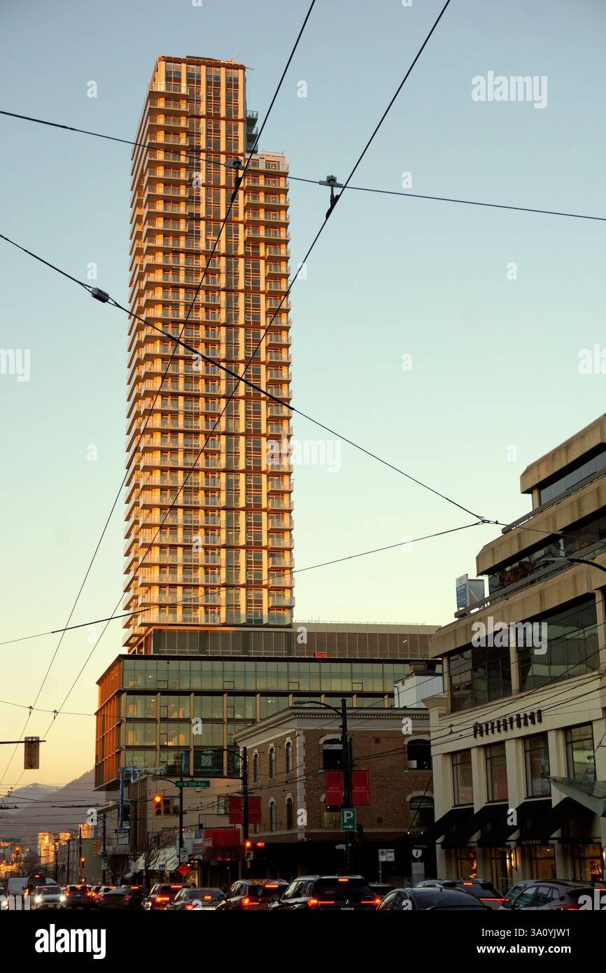 The new 39-storey The Stories at South Granville Station mixed use high ...