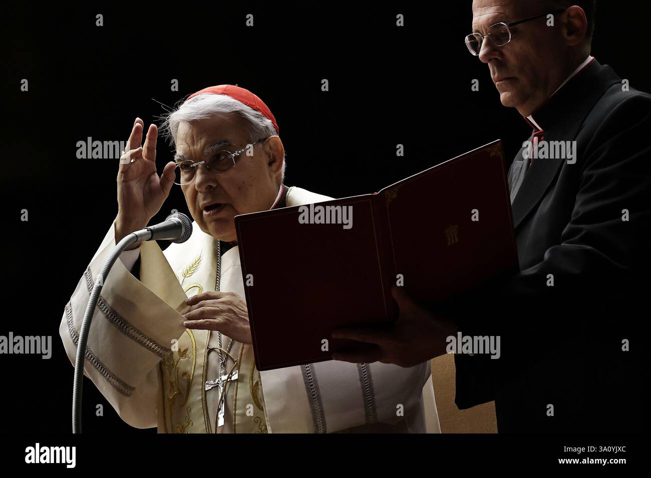 March 5, 2025, Vatican City State, Rome: Cardinal MARCELLO SEMERARO ...