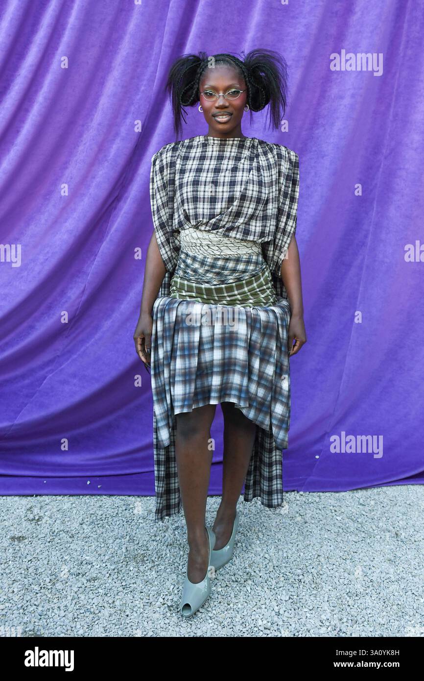 Doechii attending the Acne Studios Womenswear Fall/Winter 2025-2026 ...