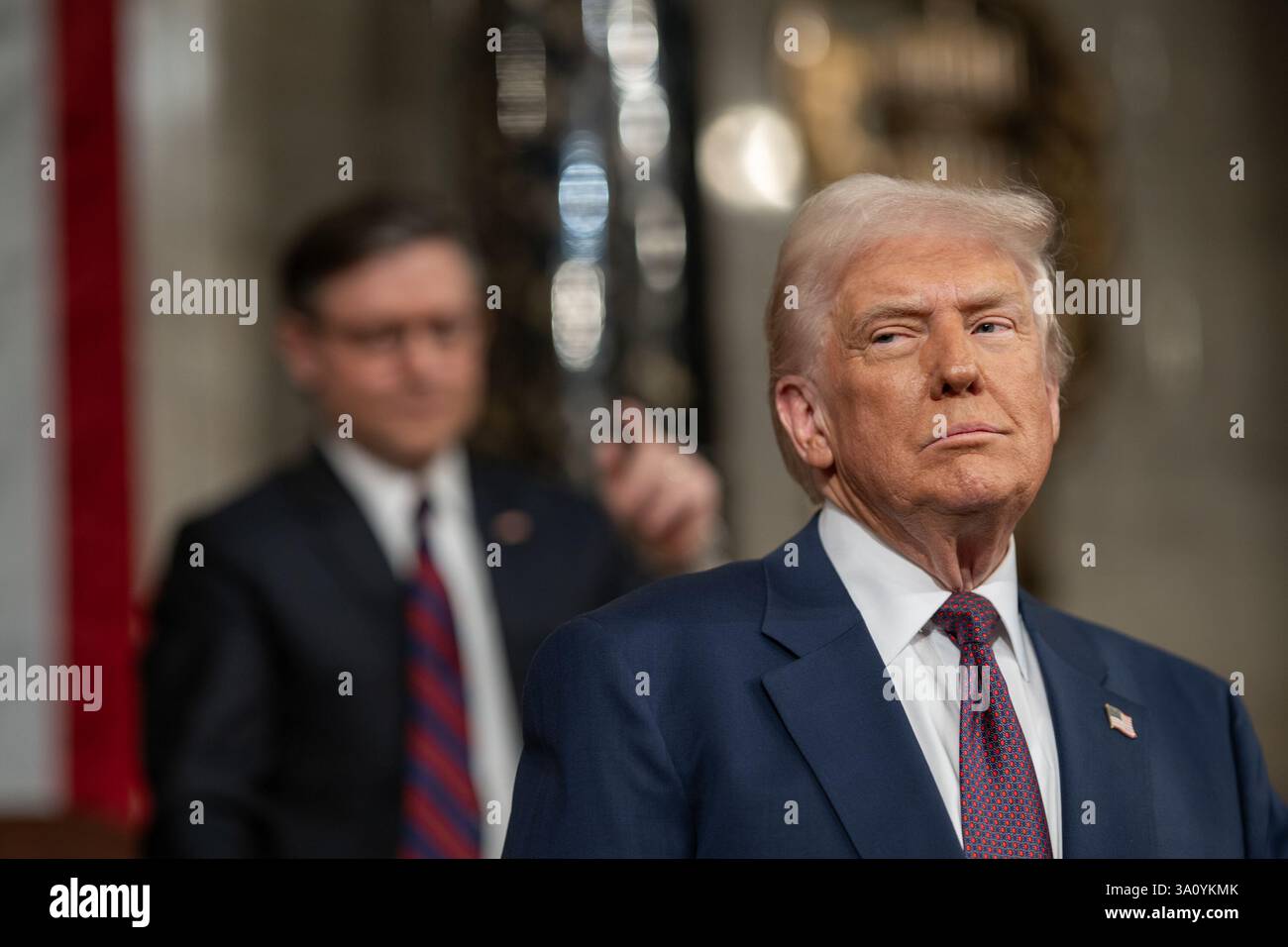 President Donald Trump delivers his Joint address to Congress, Tuesday ...