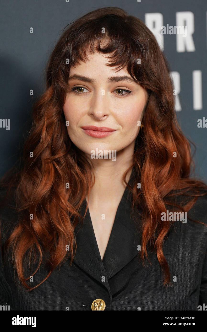 Ny. 05th Mar, 2025. Ashleigh Cummings at arrivals for LONG BRIGHT RIVER ...